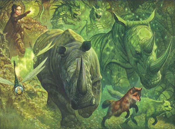 Magic the Gathering Adventures: M12 Green Non-creatures 1 of 2