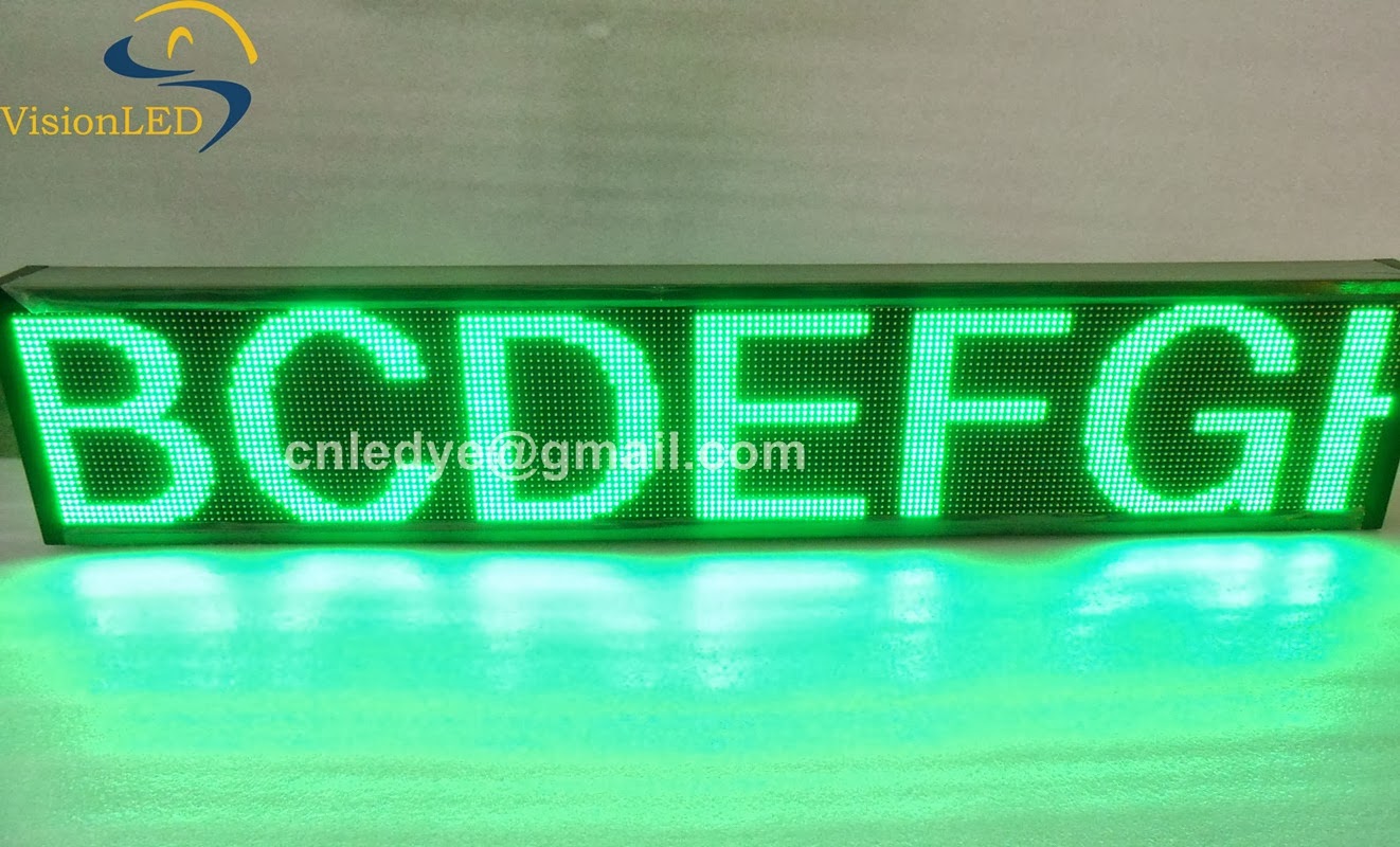 PetroLed: Full color led moving message sign Pitch 7.62mm