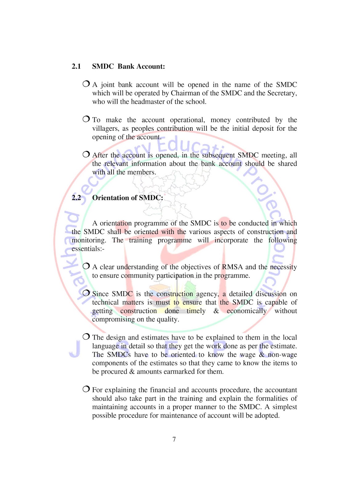 Jharkhand Secondary Education Project, Ranchi: ACR Construction under ...