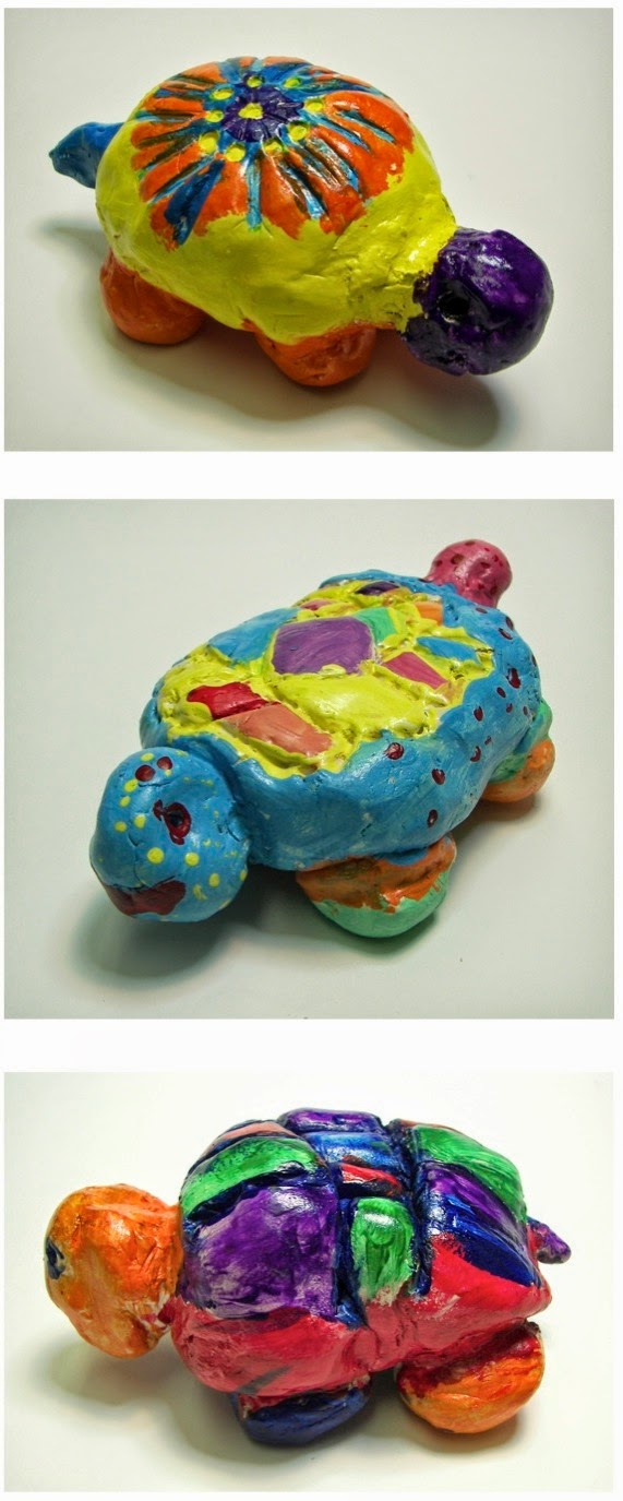 The Rolling Artroom: Clay Turtles 1-3 Grade