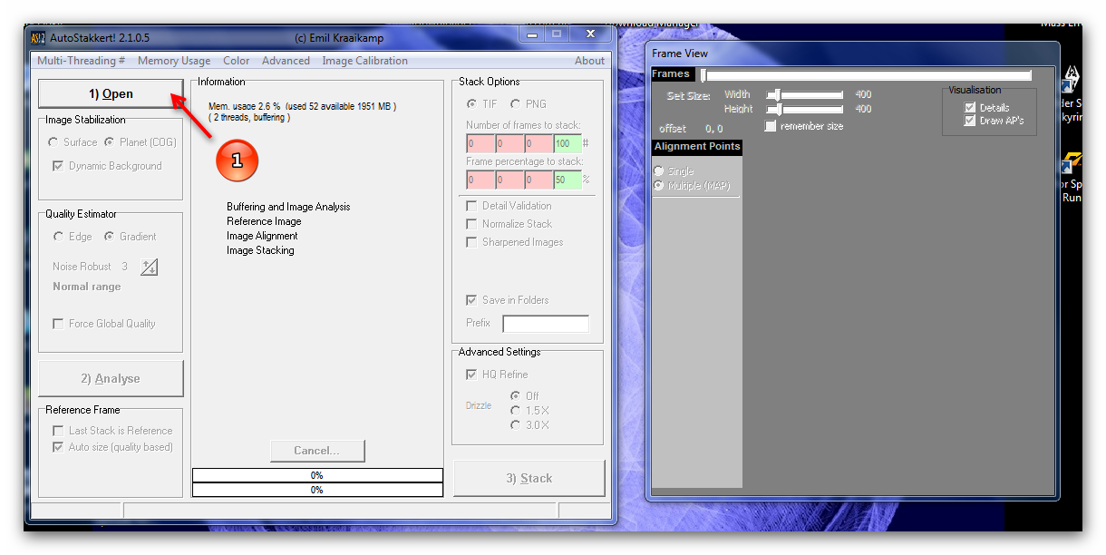 Astronomia Amatorska: AutoStakkert! 2 - składanie zdjęć Księżyca