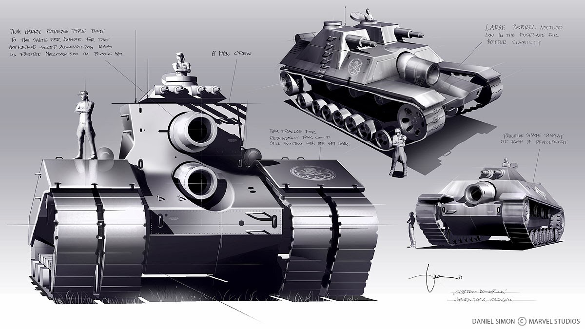 CAPTAIN AMERICA: THE FIRST AVENGER Hydra Vehicle Concept Designs by ...