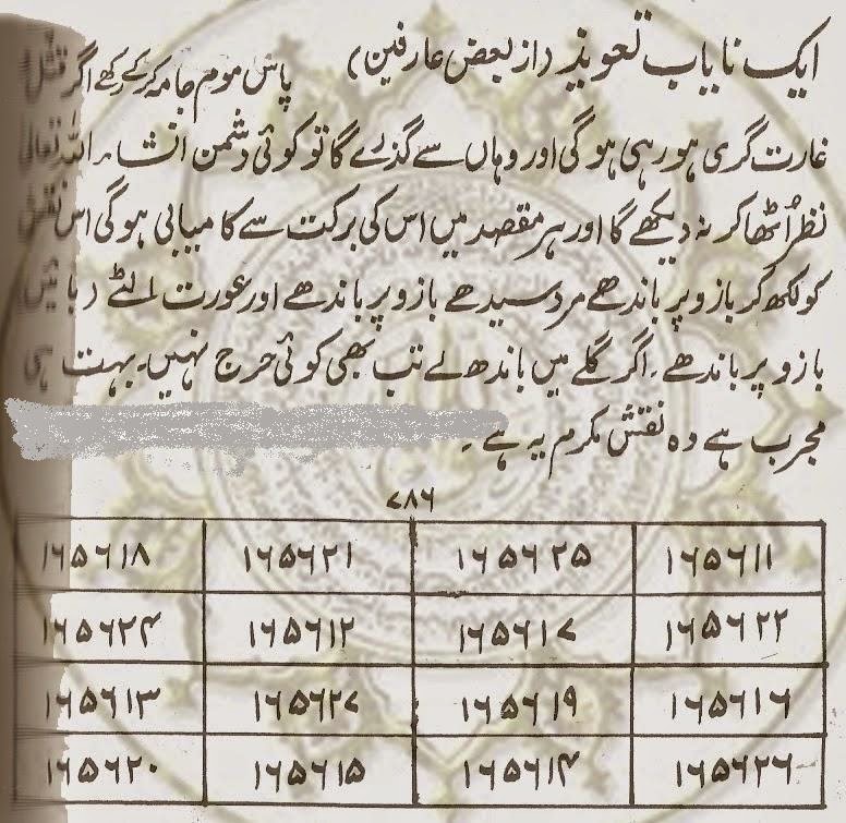 NOORI ILM AND KALA JADU: Taweezat For Dushman