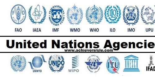 Important Lists of United Nations Agencies