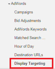 New Display Targeting Reports in GA for GDN Advertisers - SEO Sandwitch