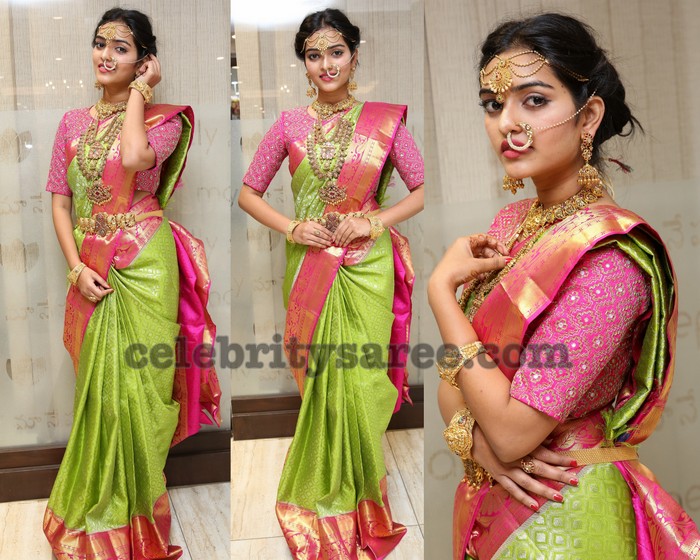 Heena Rai Traditional Silk Saree - Saree Blouse Patterns