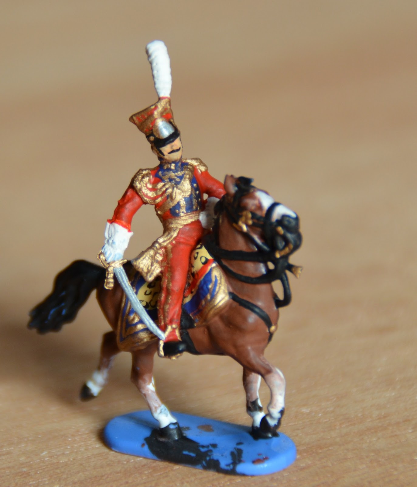 Dioramas 1/72: Général de Colbert, colonel-commandant, figurine au 1/72