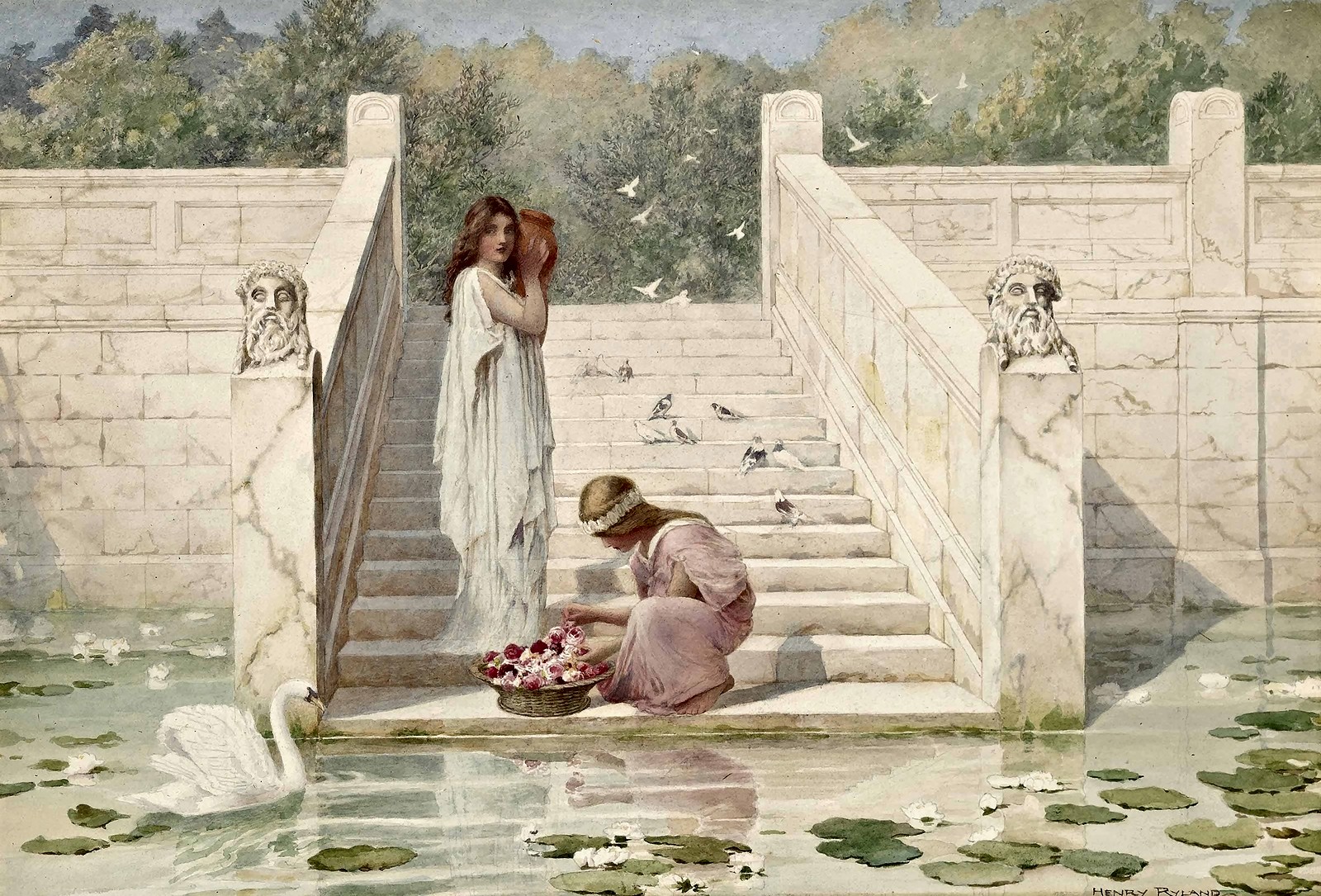 Henry Ryland | Neo-Classical / Pre-Raphaelite painter | Tutt'Art ...