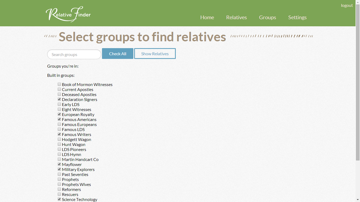 Genea-Musings: Find Relatives on the BYU-EDU Relative Finder Website