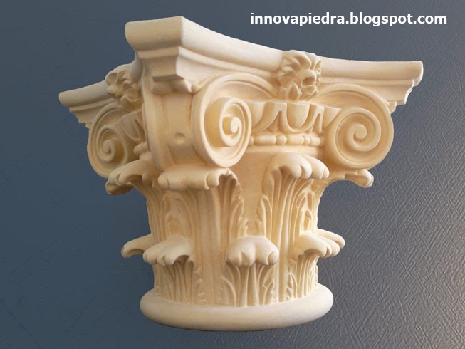 Capiteles Corintios para columnas romanas | INNOVAPIEDRA
