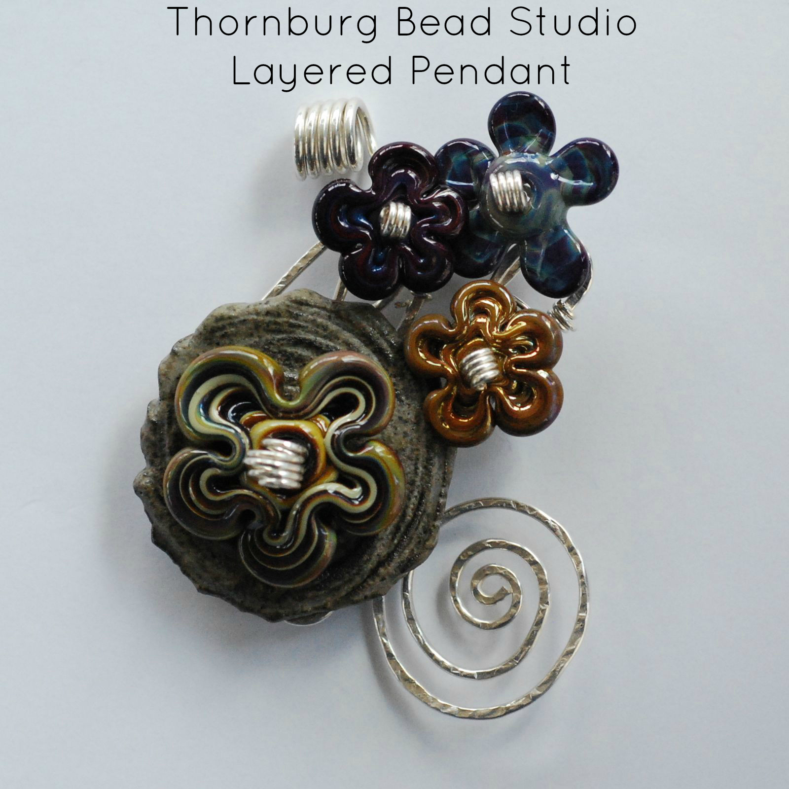 Love My Art Jewelry: Textured Metal Wire Frame Pendant Form