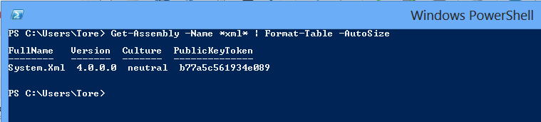 Powershell - Get loaded assemblies