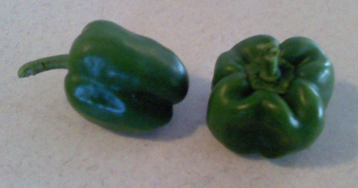 Foto Blog Puerto Rico: Huerto Casero Pimientos Morrones (bell pepper)