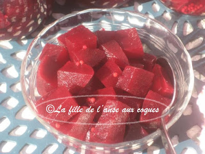 La fille de l'anse aux coques: BETTERAVES MARINÉES (2)