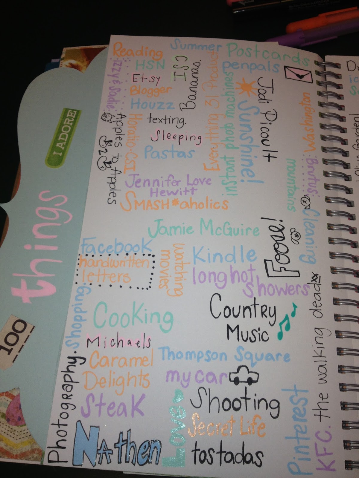 Bold and Beautiful..: 100 Things I love!-SmashBook