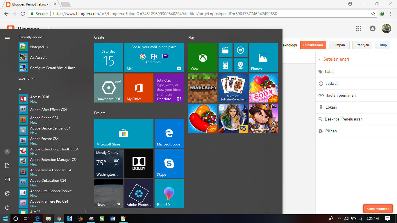 Cara Mudah Rekam Layar Di Windows 10 - Remot Tekno