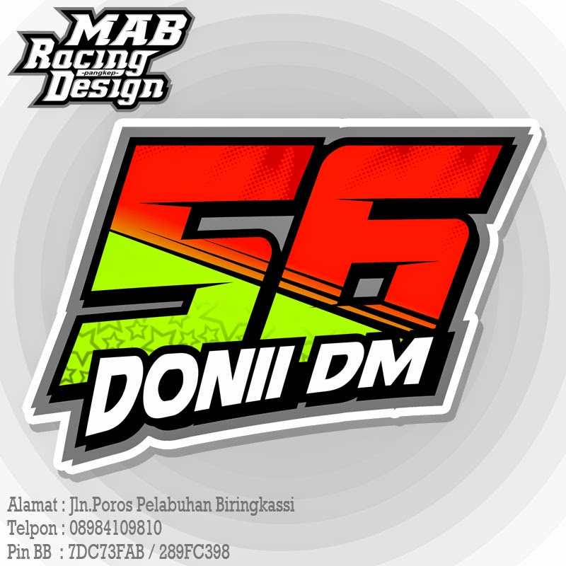 MAB Racing Design: Desain Nomor Road Race dan Drag Bike