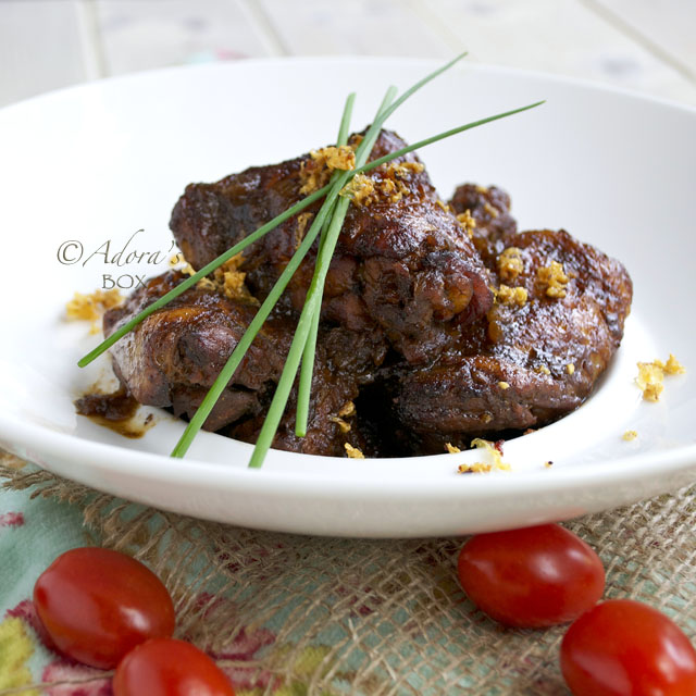 Adora's Box: CHICKEN ALA JAO (CHICKEN ADOBO IN LIVER SAUCE)