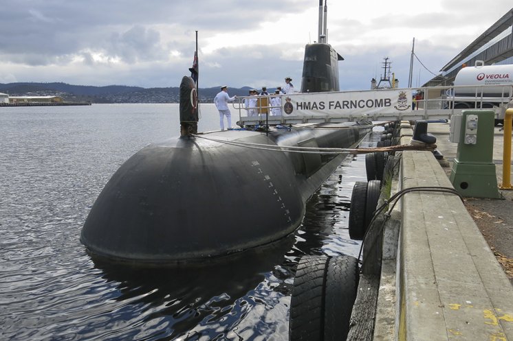 DEFENSE STUDIES: HMAS Farncomb Return to the Fleet after Docking