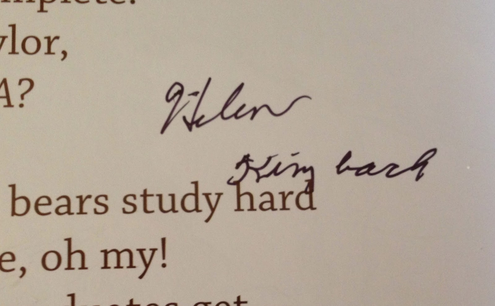 Finding the Funny: May I Have Your Autograph?