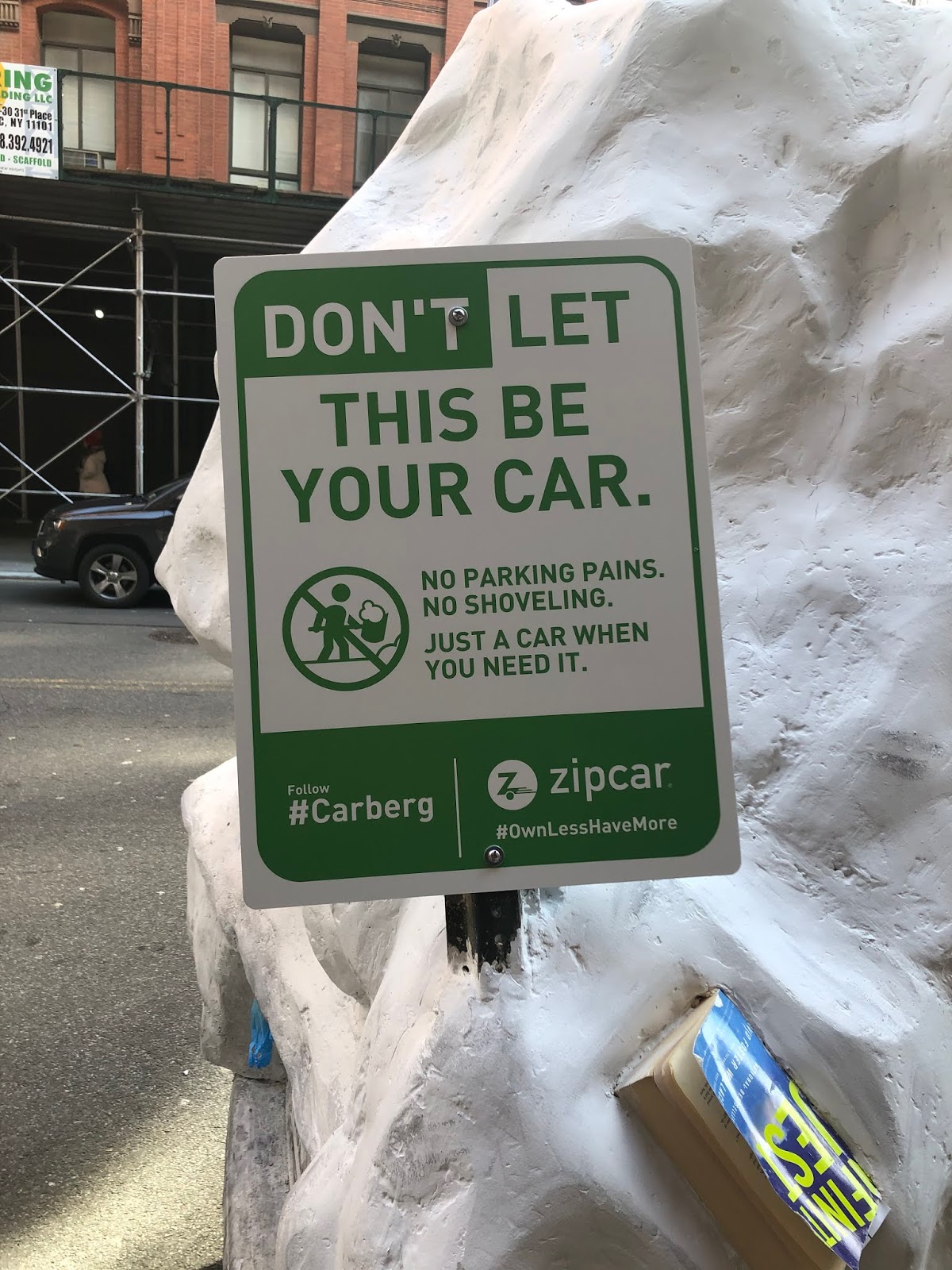 EV Grieve: Today in ads for Zipcar on Astor Place