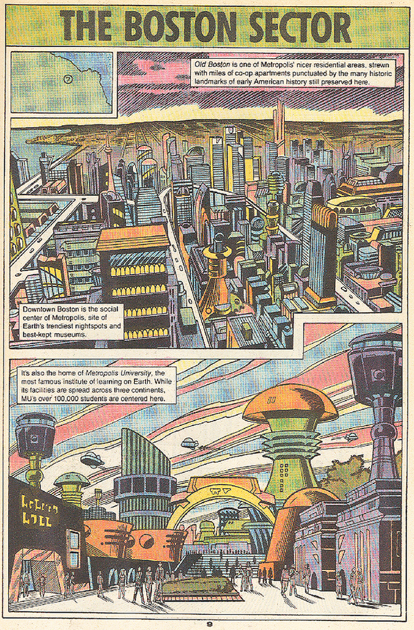 Seduced by the New...: Comic Book Cartography: DC Universe 30th Century ...