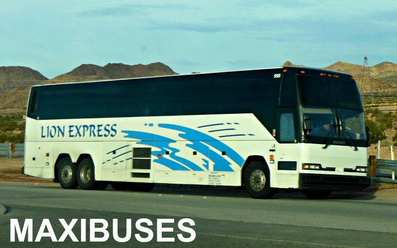 MAXIBUSES: AUTOBUSES EN ESTADOS UNIDOS