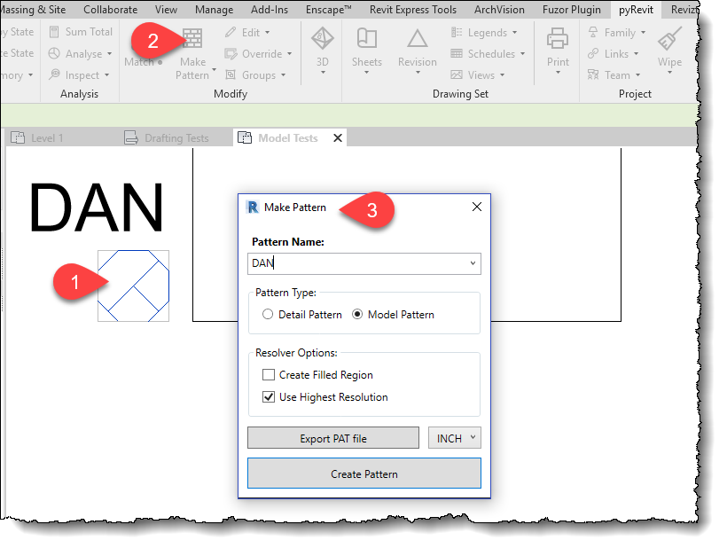 BIM Chapters: Create Custom Fill Patterns in Revit, For Free with ...