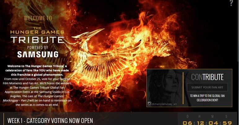 Welcome to District 12: VOTE NOW! The Hunger Games Tribute / Global Fan ...