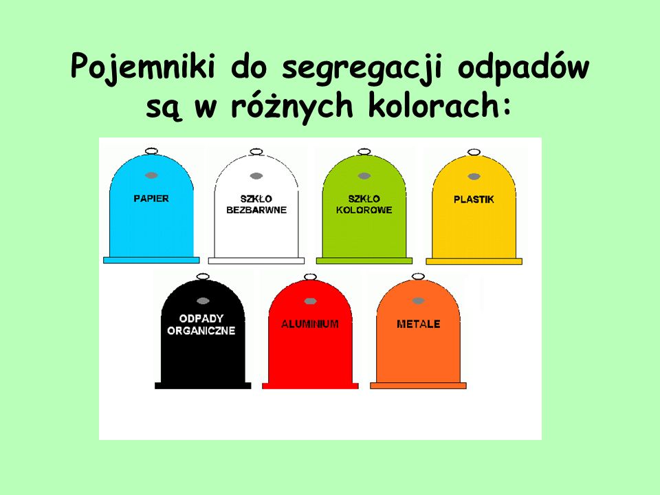 zajtechy: Recykling - Segregacja odpadów