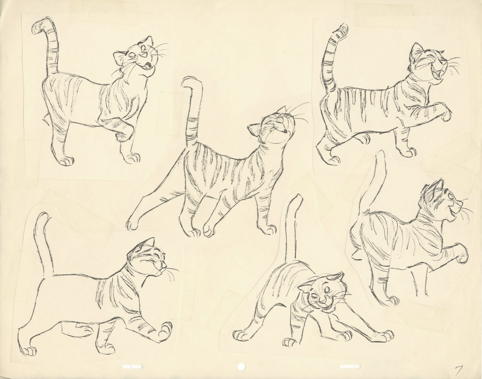 Deja View: Milt's Aristocats Drawings