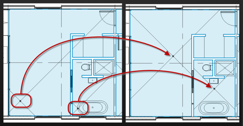 Revit Add-Ons: Free Room and Space Insertion Point to Centroid Add-in ...