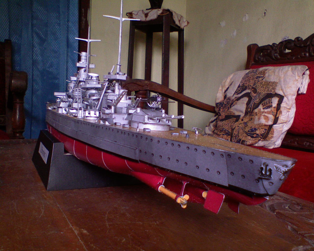 Papermodel Kapal Perang & Lain2: Papercraft Sharnhost