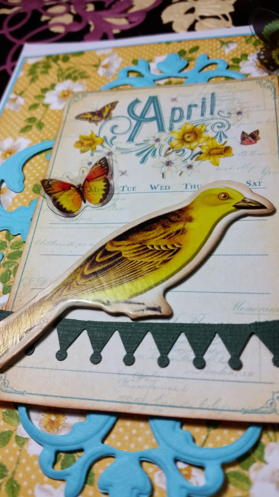 Running With Scissors: April birthday card