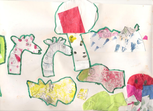 How to paint like Eric Carle Homeschool Art Project Collage ...