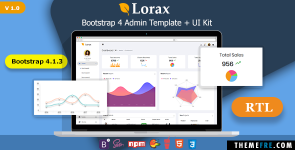 Irving Sandford Lorax - Bootstrap 4 Material Design Admin Dashboard Template and UI Kit admin ...