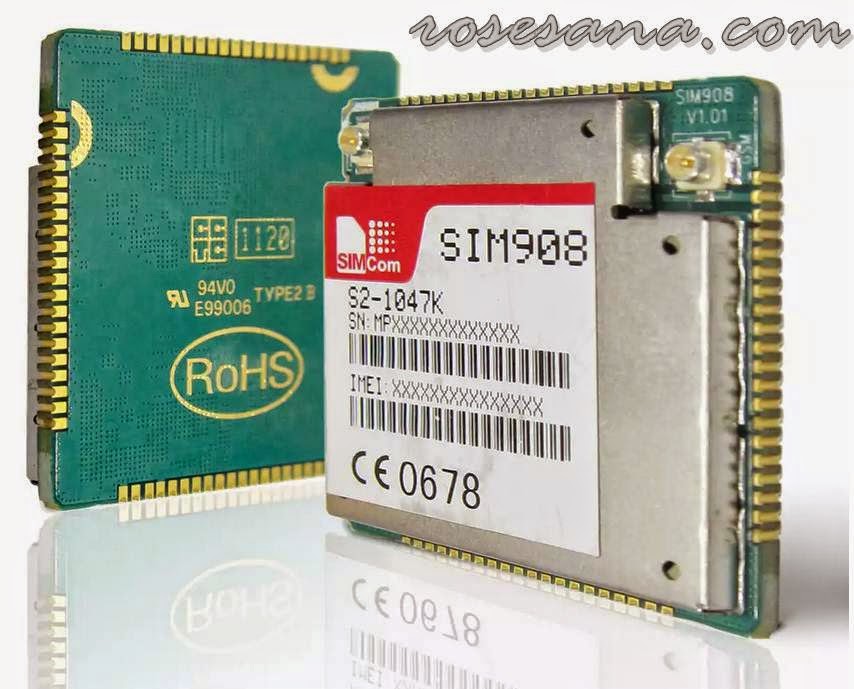 2R Hardware & Electronics: SIM908 Quad-Band GSM/GPRS + GPS module