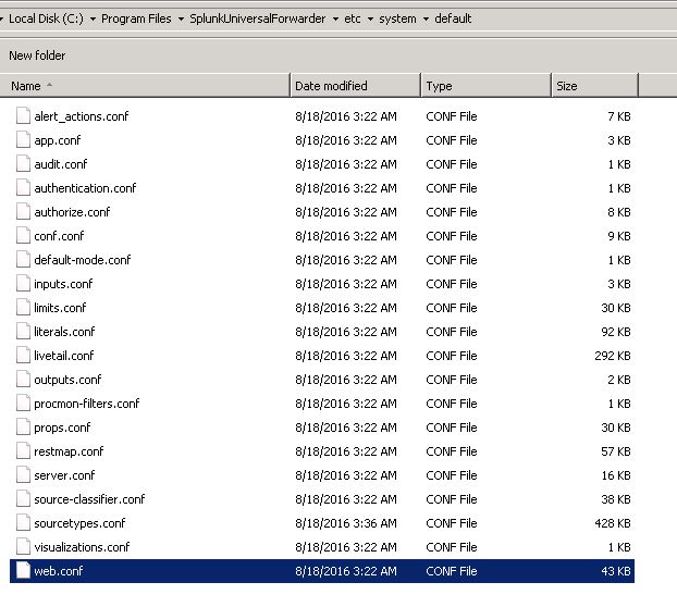 Splunk Forwarder Port Binding