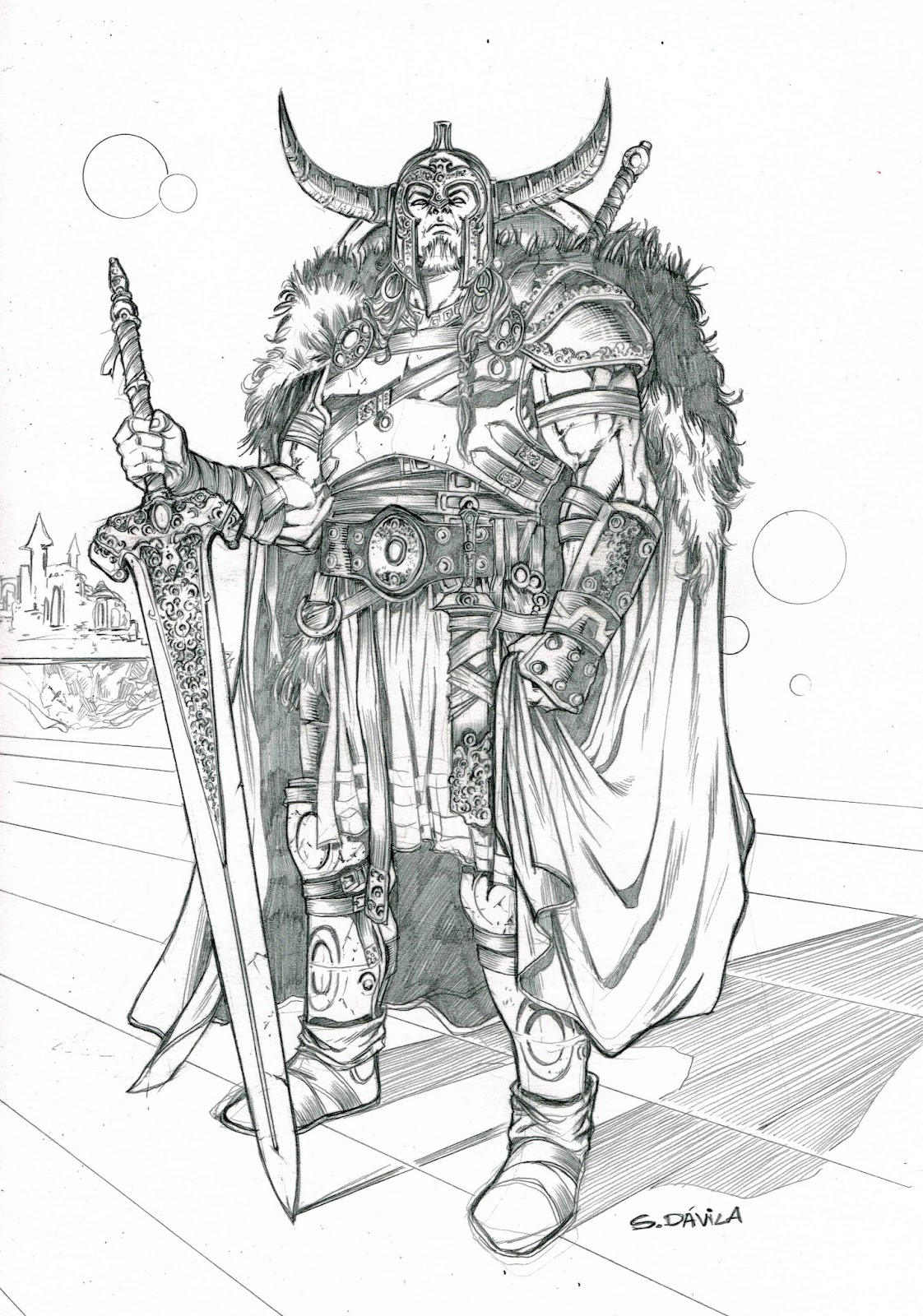 SERGIO DAVILA: COMMISSION , HEIMDALL.