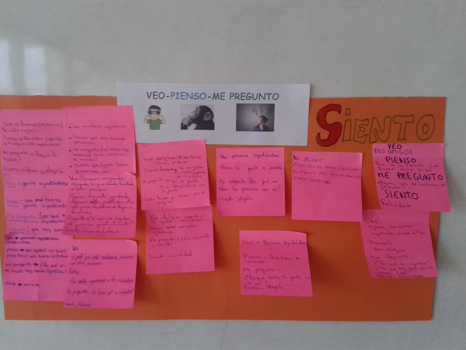 PIENSA PARA SER GRANDE: VEO-PIENSO-ME PREGUNTO Y SIENTO (Rutina de ...