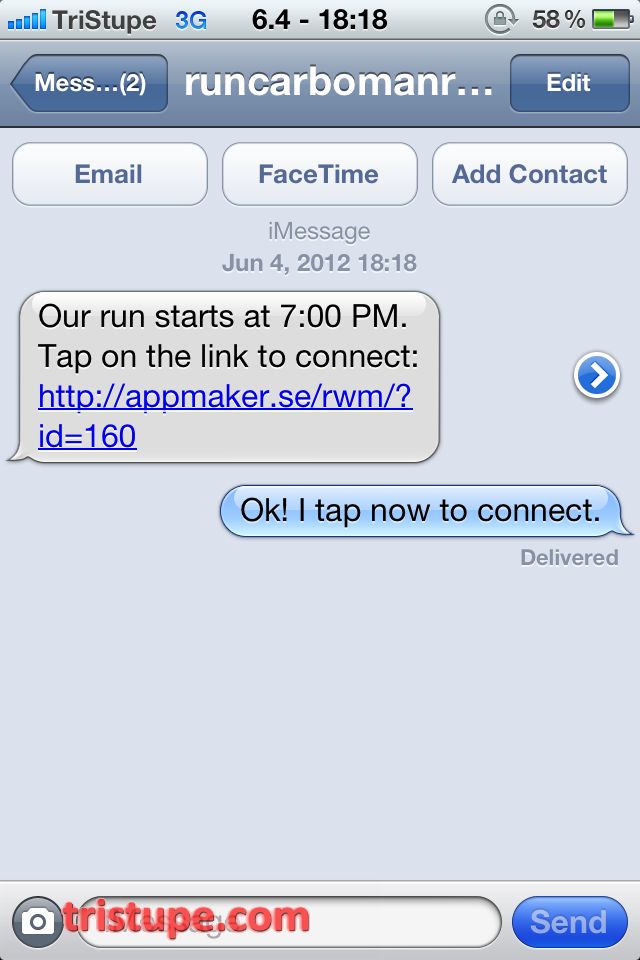 RunWithMe Running App Reviewed ~ TRISTUPE.COM