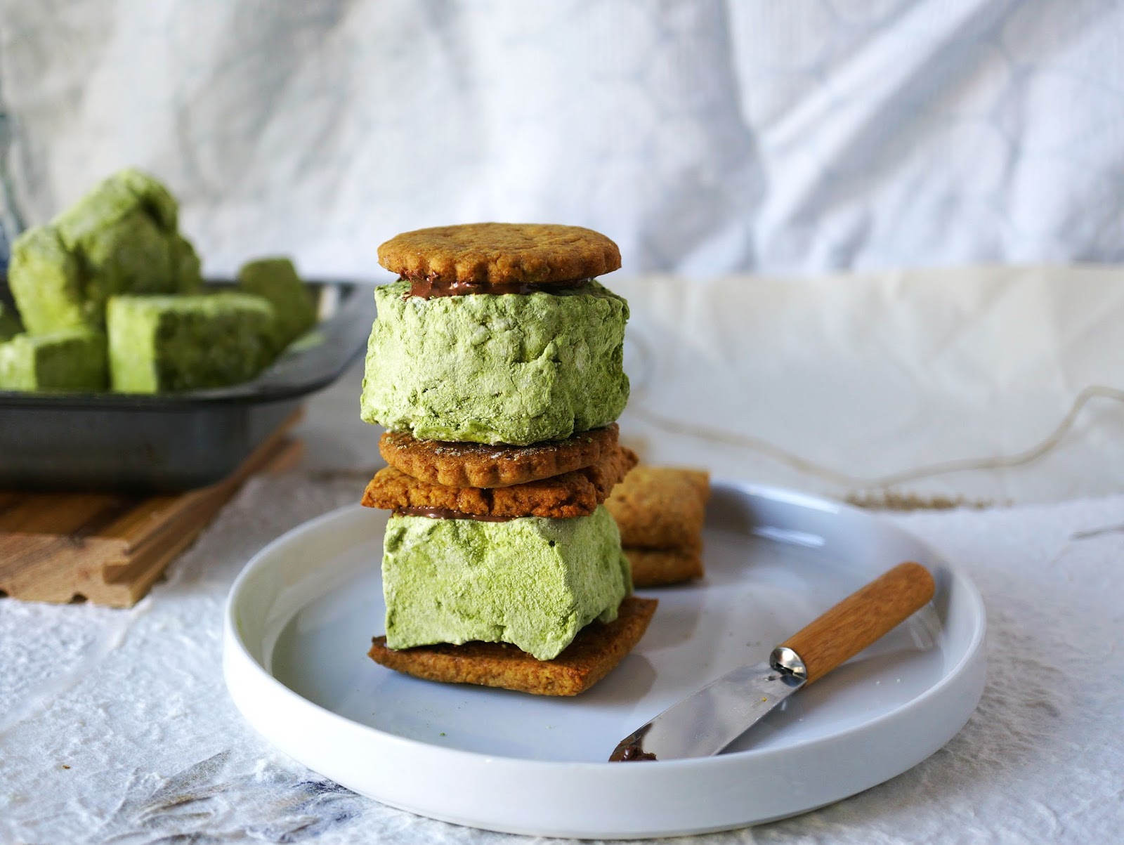 Miss Hangrypants: Homemade Matcha-mallows S'mores