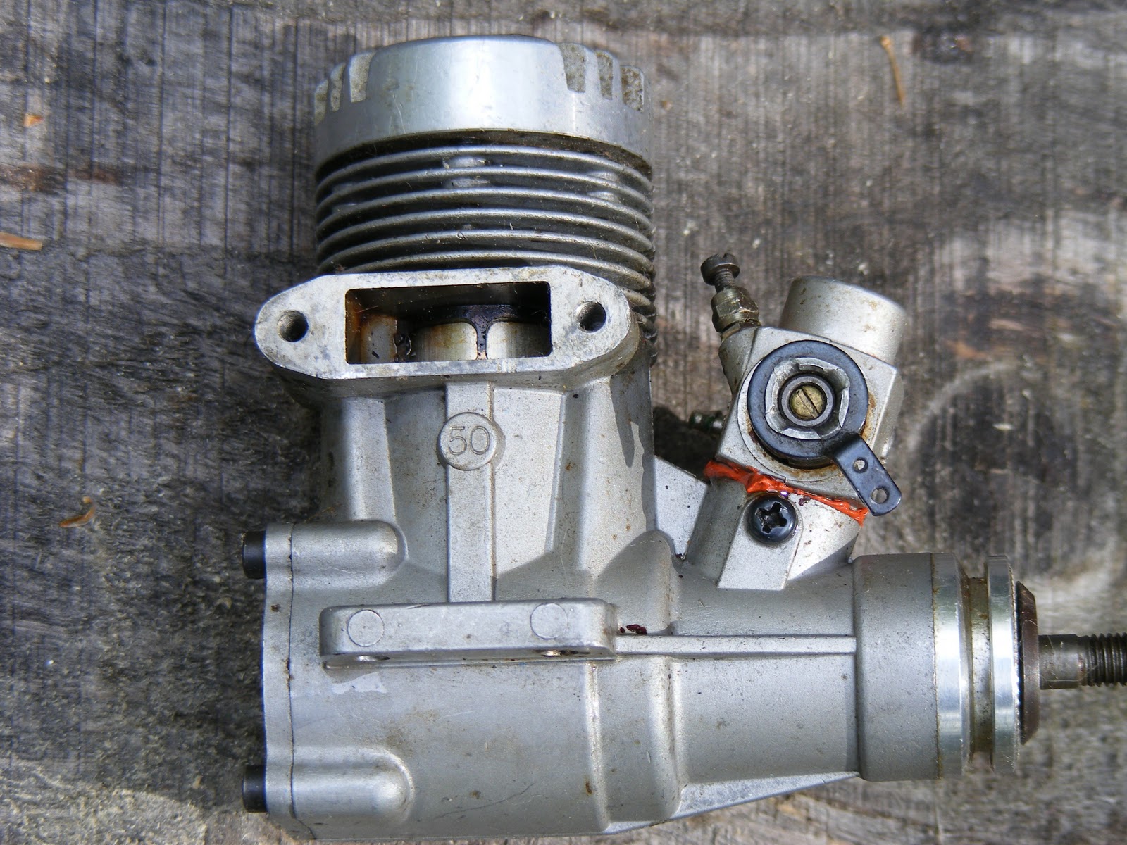 Vintage Model Airplane Engines Running: OS 50 MAX FSR Vintage Model ...