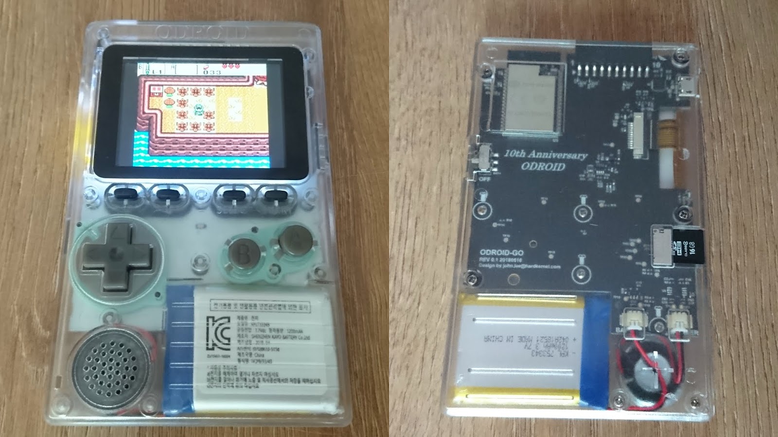 Review: ODROID-GO - Build your own Super-GameBoy for 32$