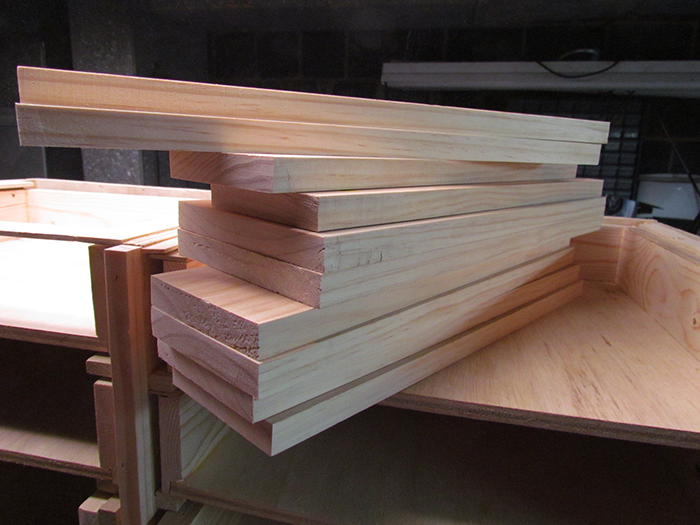 Hardwood Slides, Pine Fronts for Under-Workbench Storage Cabinet ...
