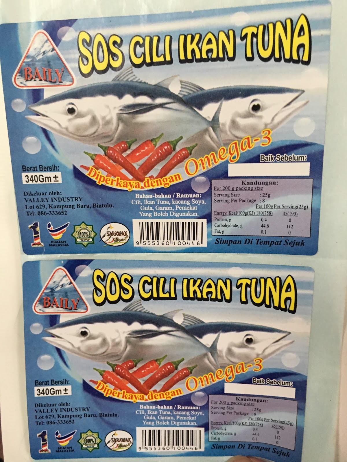 VALLEY INDUSTRI SDN. BHD. (SOS CILI ) | SOS CILI UDANG SESAR UNJUR G9