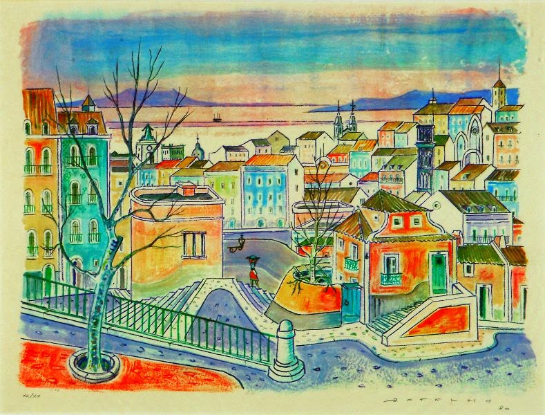 O FALCÃO DE JADE: Falando do pintor Português Carlos Botelho