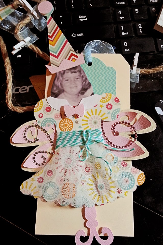 Sharon Langford Designs: Girl Tag Garland