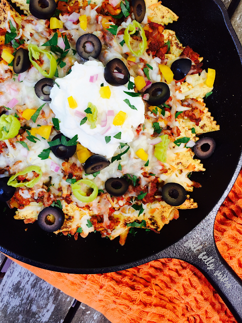 Baked Italian Nachos