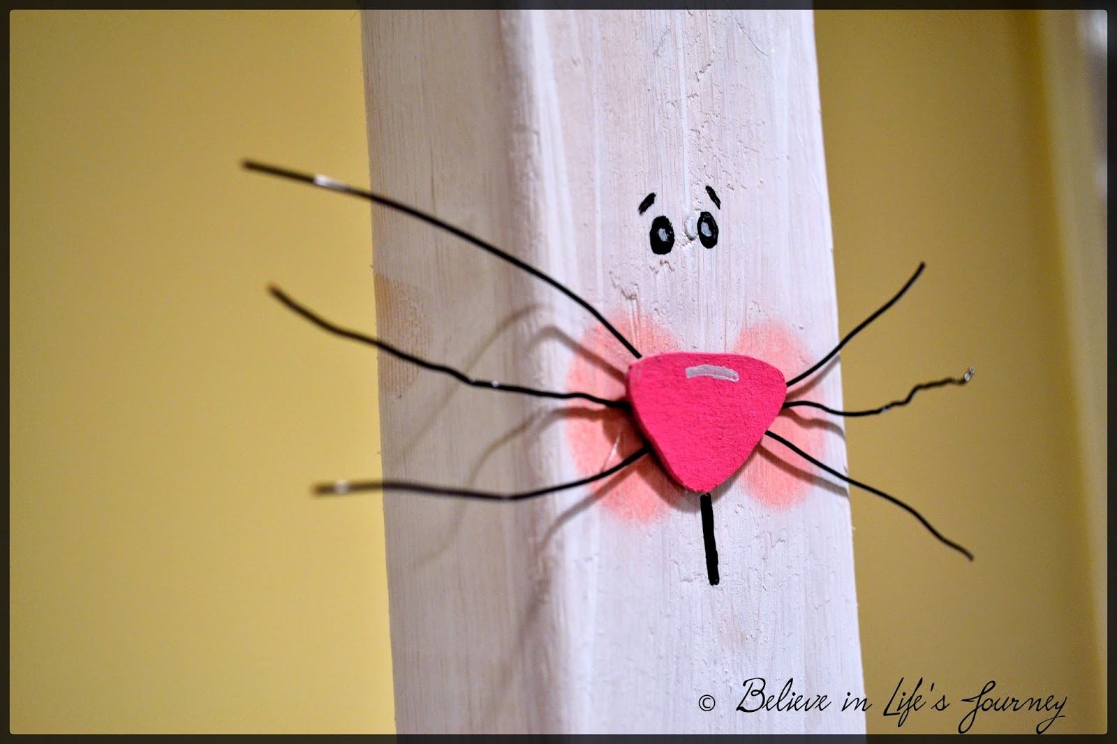 Believe in Life's Journey: 2x4 Easter Bunny Crafts